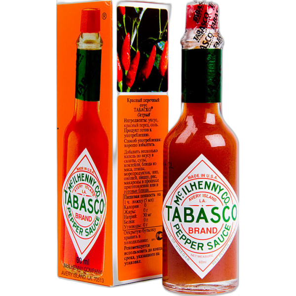Tabasco Salsa Picante De Pimiento Rojo 60 Ml