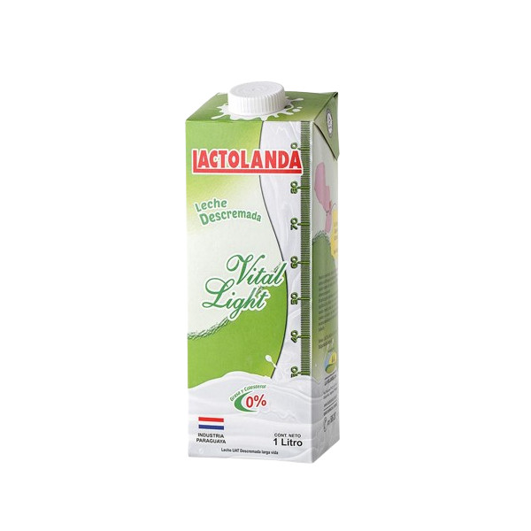 Lactolanda Leche Descremada Vital Light 1L