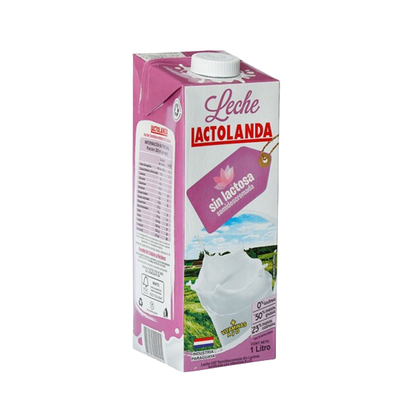 Lactolanda Leche SemiDescremada SinLactosa 1Lt