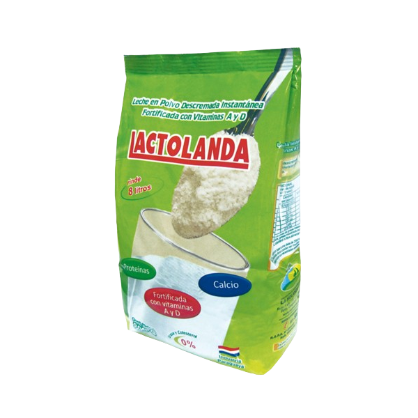 Lactolanda Leche en Polvo Descremada 800gr
